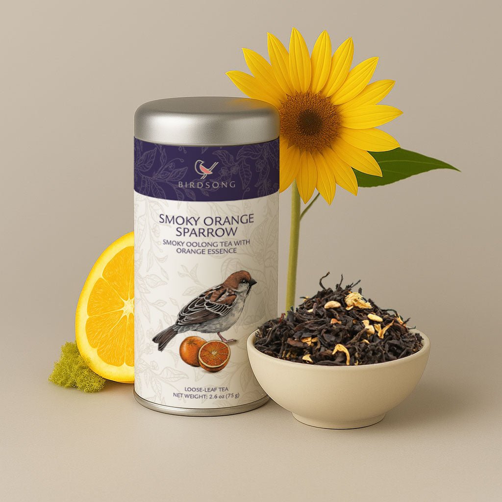 Smoky Orange Oolong Tea - Rich and Citrusy Flavor