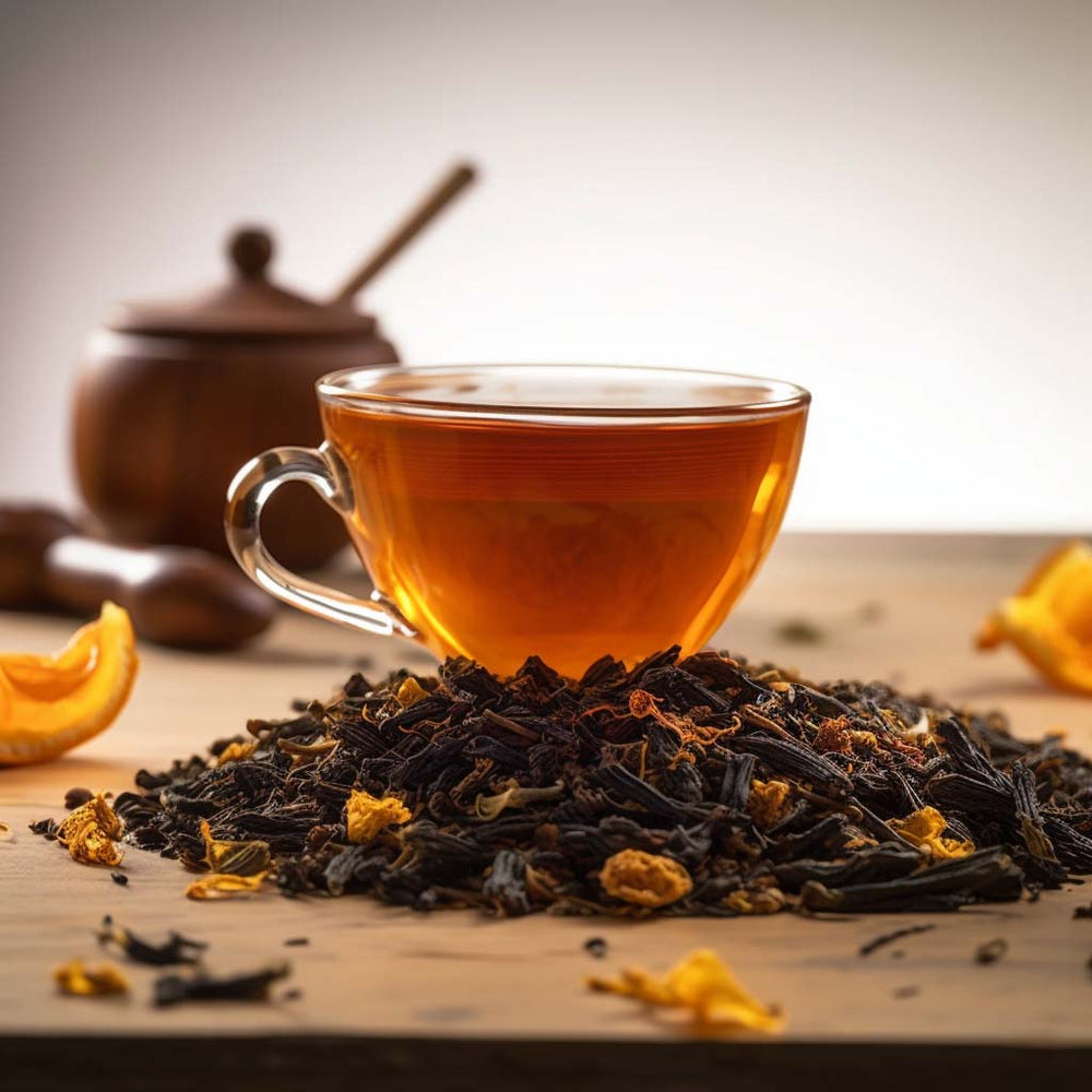 Smoky Orange Oolong Tea - Rich and Citrusy Flavor